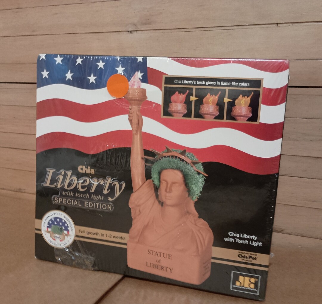 Chia Liberty Special Edition Statue of Liberty Chia Pet - Etsy