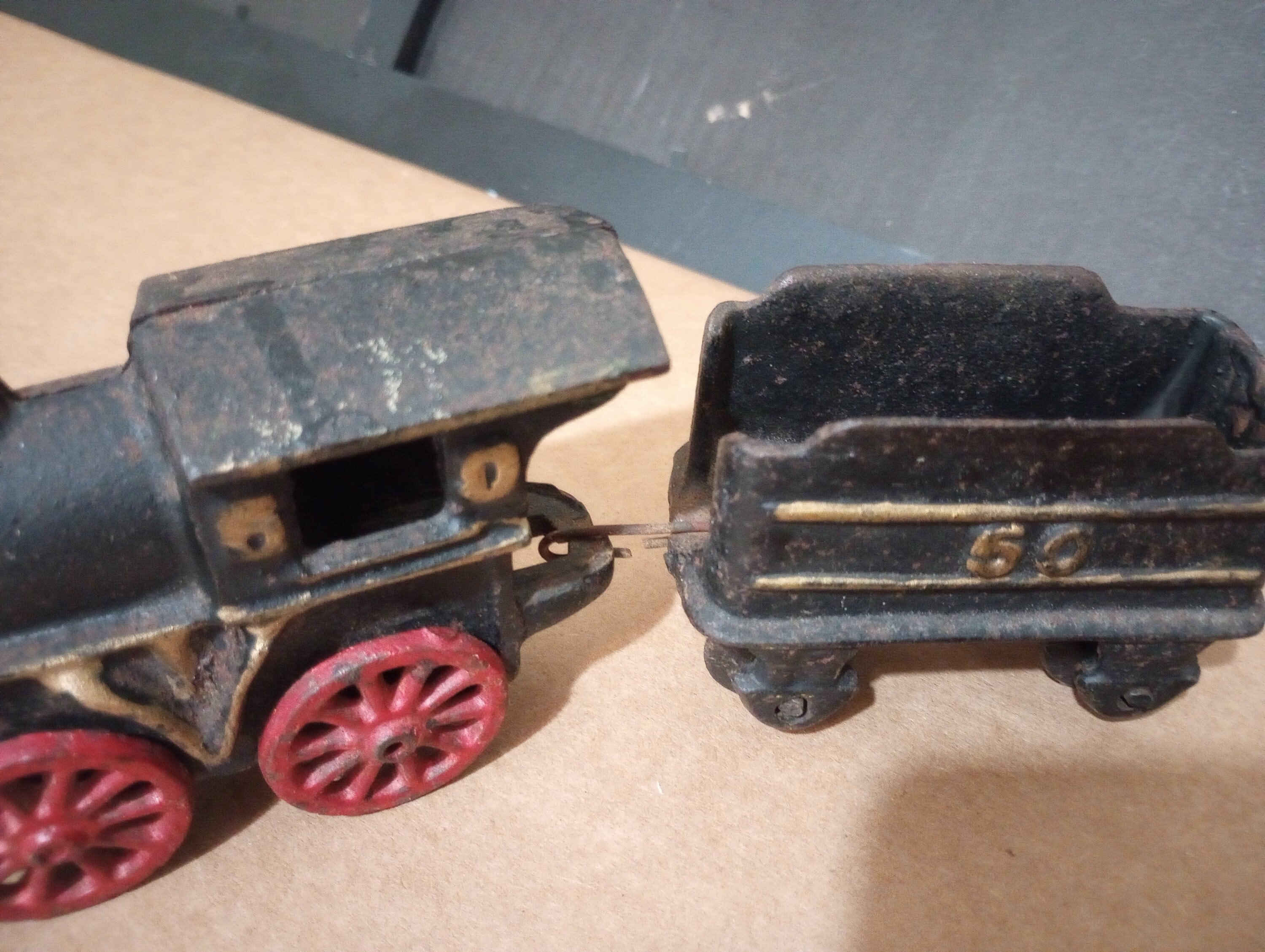 Antique Cast Iron Toy Trains 40 & 50 - Etsy