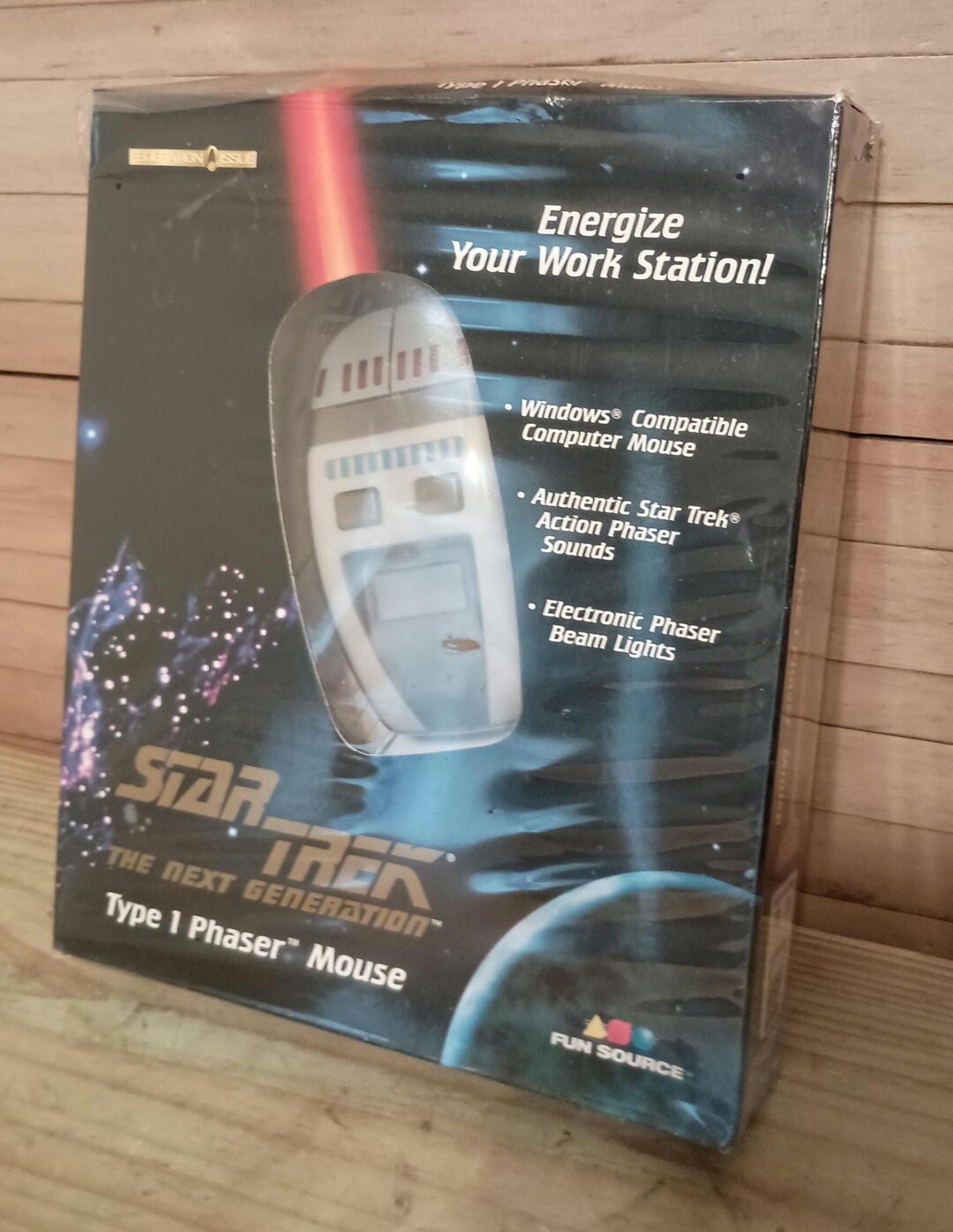 Star Trek Type One Phaser Mouse by Fun Source 1997 Federation Issue ...