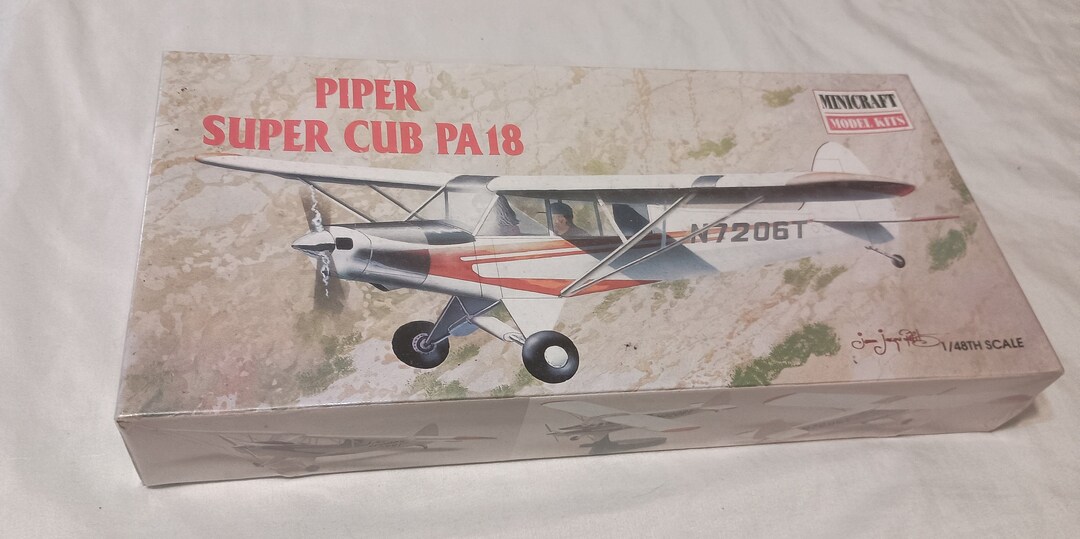 Piper Super Cub PA-18 Minicraft Model Airplane Kit Sealed - Etsy