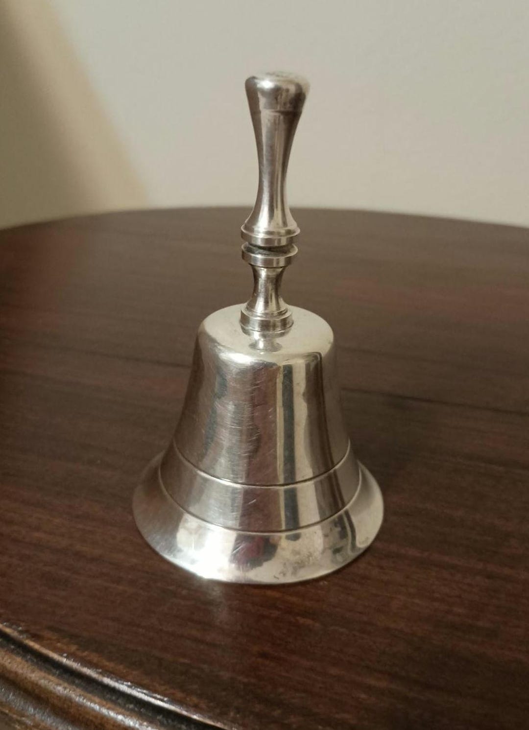 Silver Plated Dinner or Tea Bell Small Silver Bell - Etsy