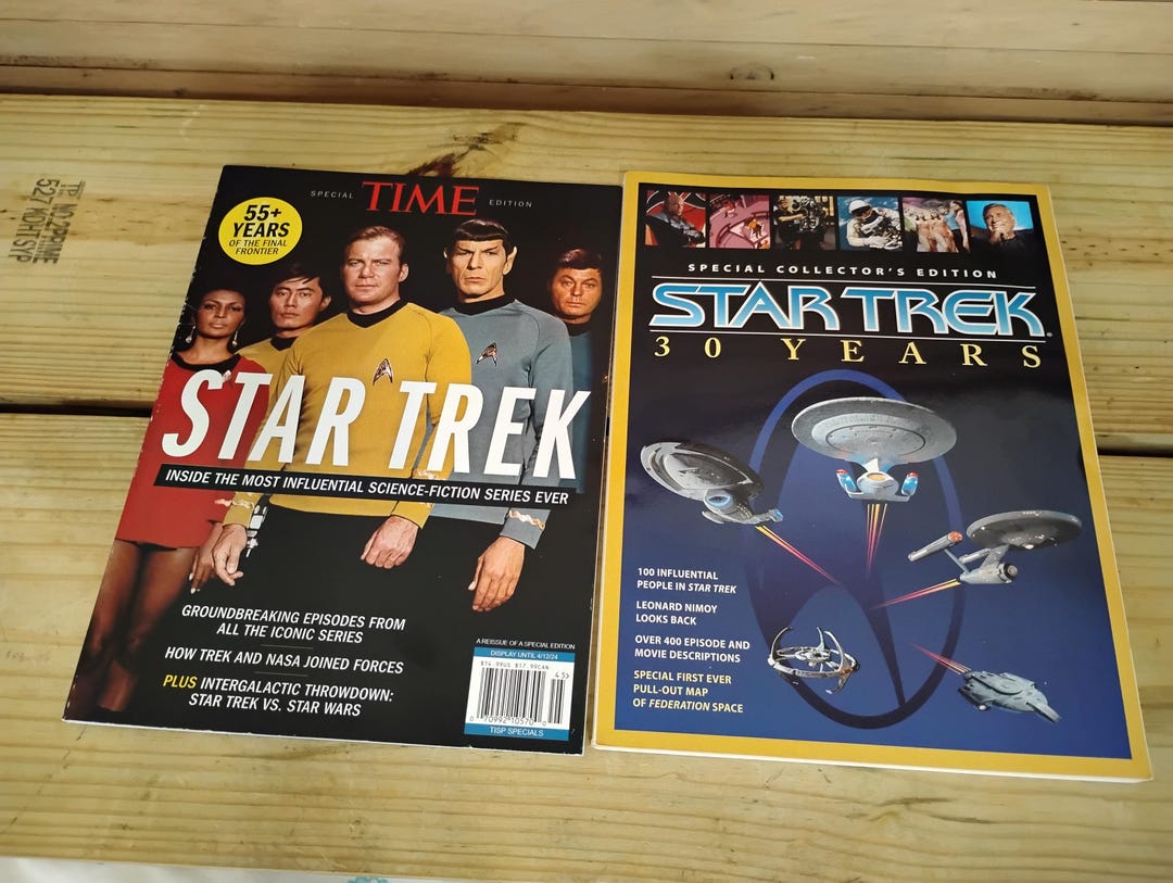 Star Trek Time Magazine 55+ Yes & Collectors Edition 30 Yrs - Etsy