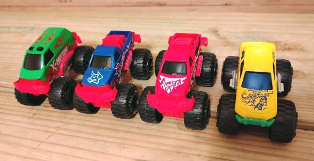 Vintage Diecast Greenbrier Monster Truck Collection of 4 Mint Condition ...