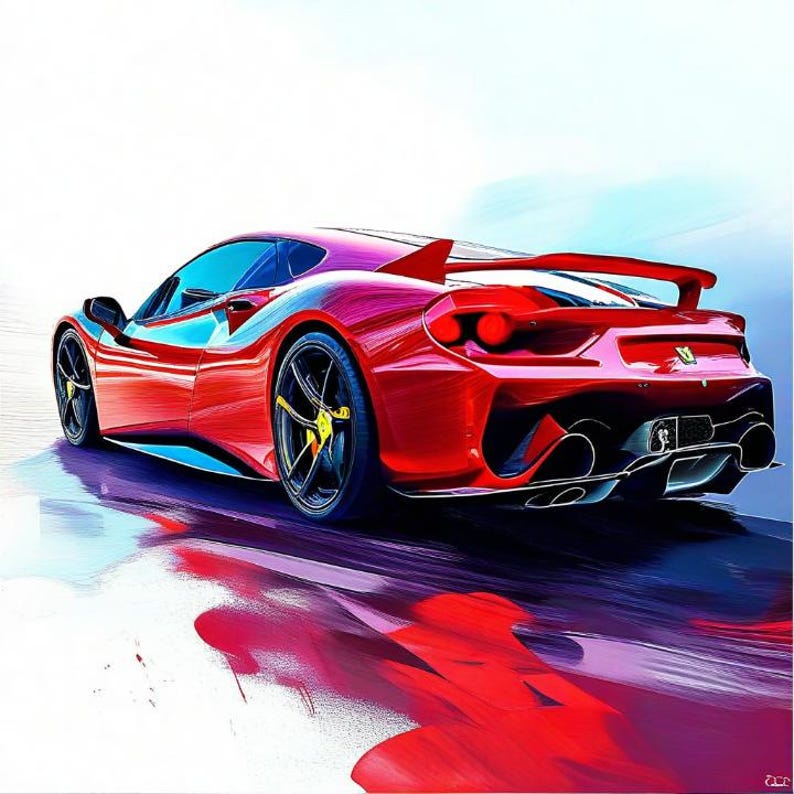 Supercar Futuristic Posters - Etsy