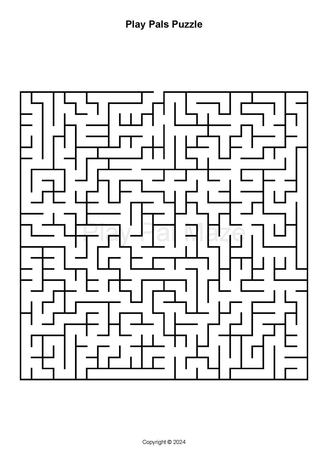 Maze Puzzle #1 - Etsy