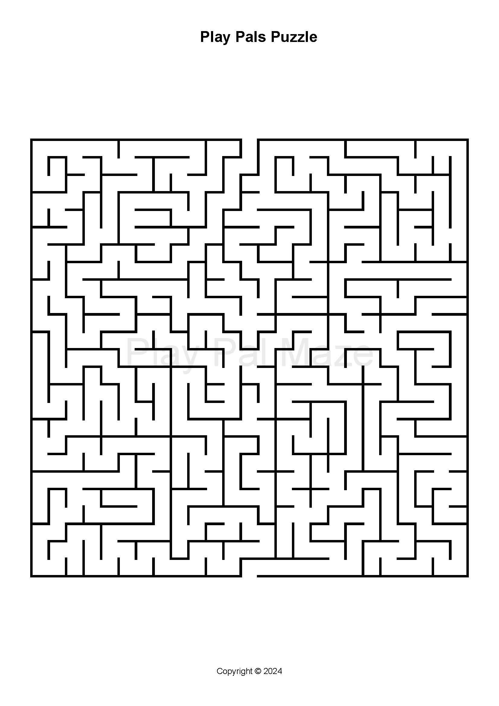 Maze Puzzle #1 - Etsy