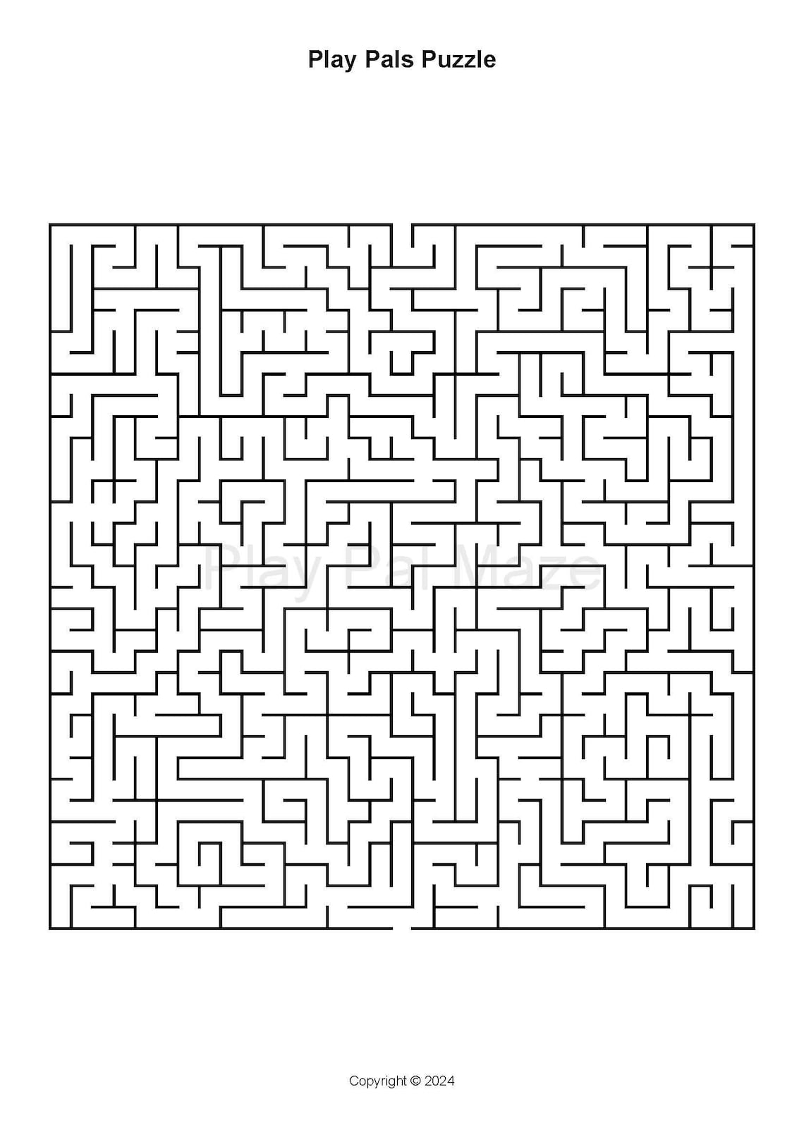 Maze Puzzle #1 - Etsy