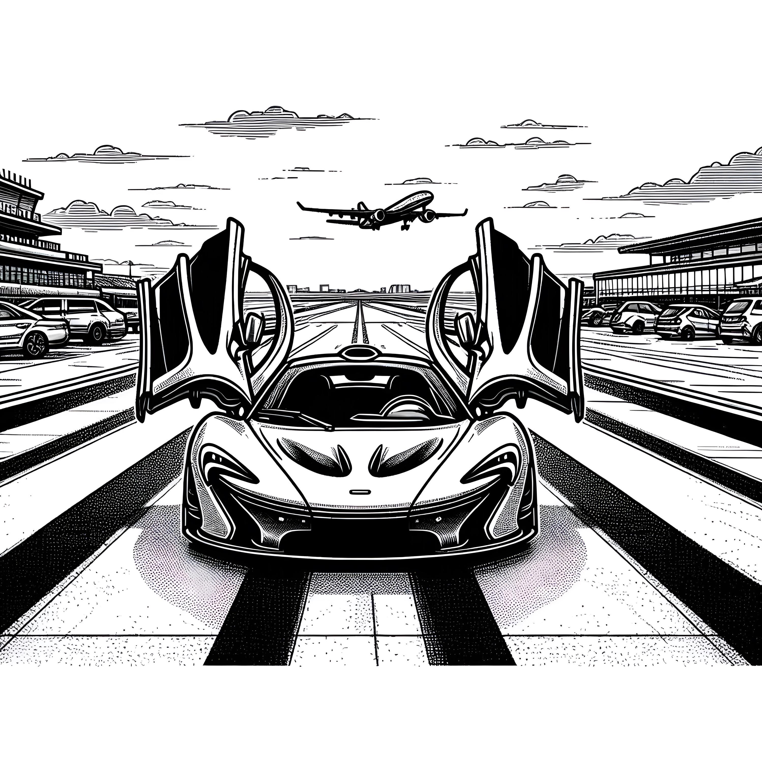 Mclaren P1 Coloring Book - Etsy UK