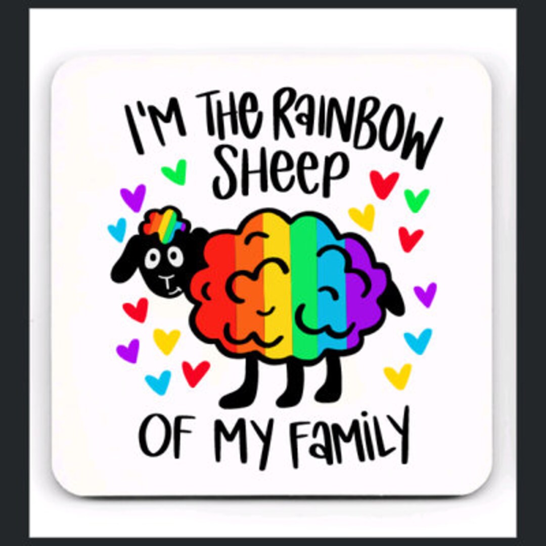 Rainbow Sheep of the Family - Etsy