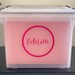 Fully Assembled Keepsake File Box * Memory Tote * Custom Newborn Gift ...