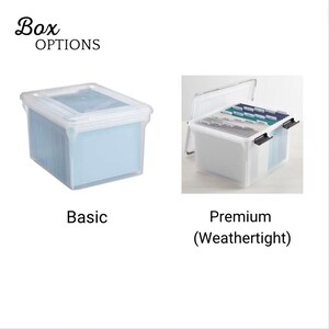 Fully Assembled Keepsake File Box * Memory Tote * Custom Newborn Gift ...