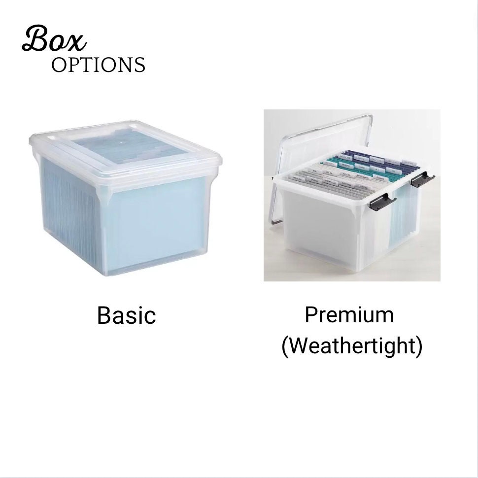 Fully Assembled Keepsake File Box Memory Tote Newborn Gift Kids ...