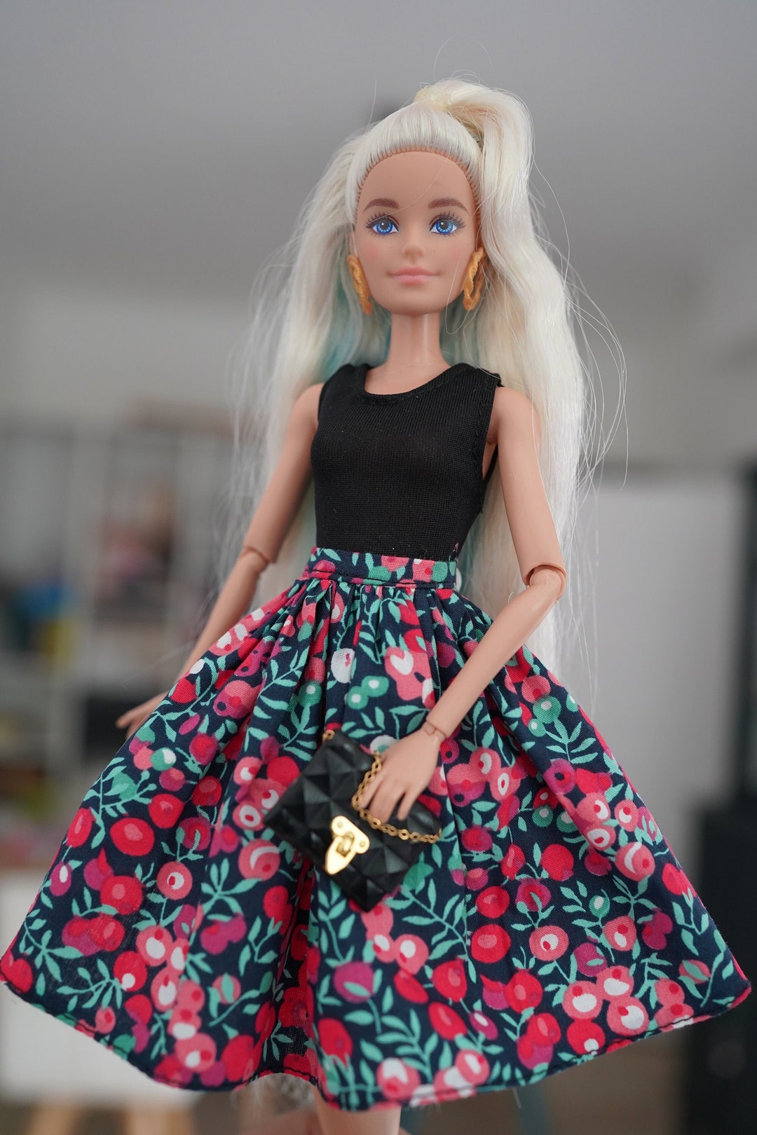 Fashion Doll Outfit Floral Skirt Integrity Doll Fashion Royalty Doll ...