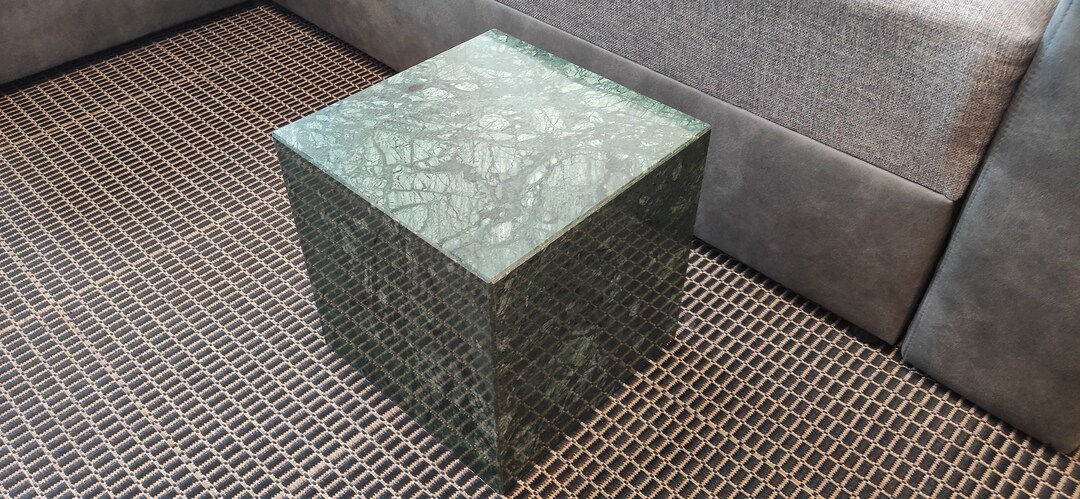 Green Marble, Marble Cube Coffee Table, Marble Side Table, Marble ...