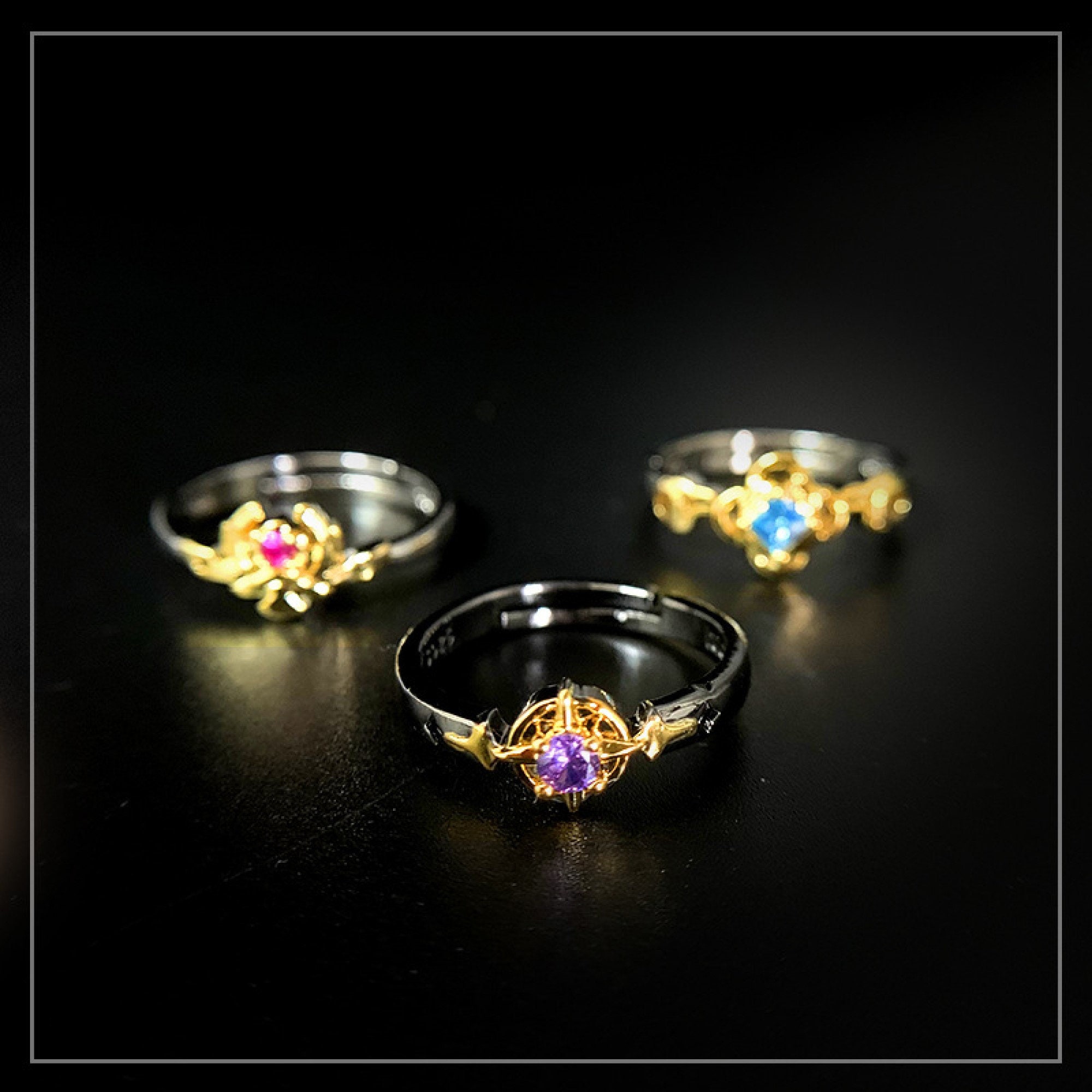 Genshin Impact Adjustable Ringgenshin Jewelrygenshin Impact Fanartanime ...