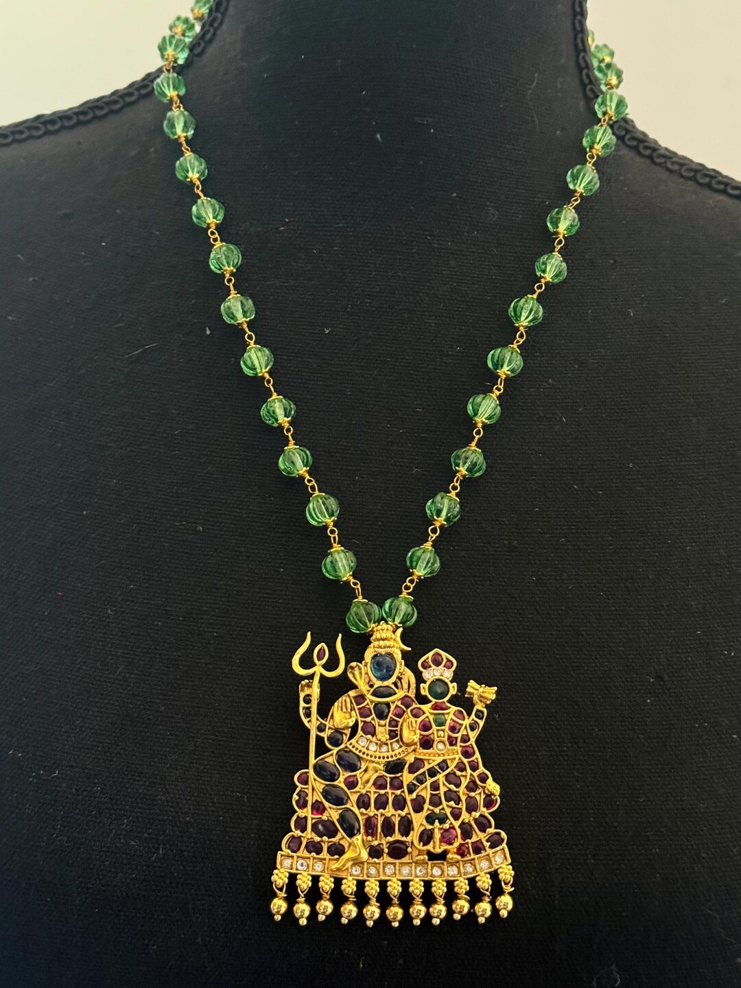 Shiva-parvati Pendant Necklace - Etsy