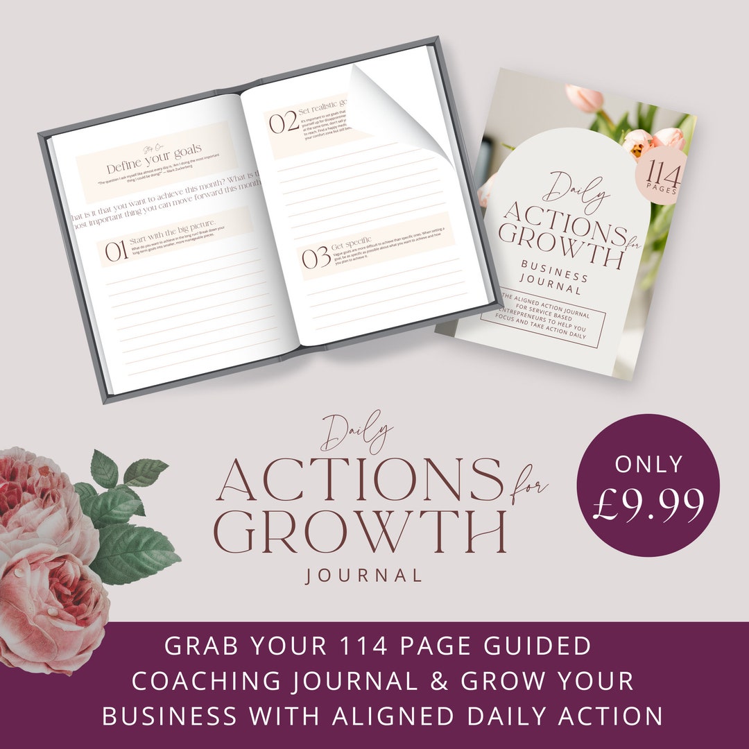 Aligned Daily Actions for Business Success - Printable PDF Business ...