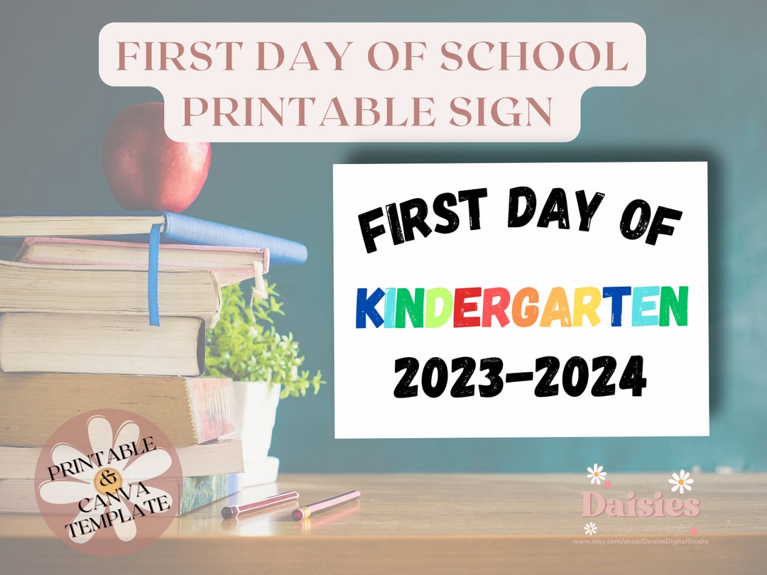 First Day of School Bundle Digital Download First Day of School ...