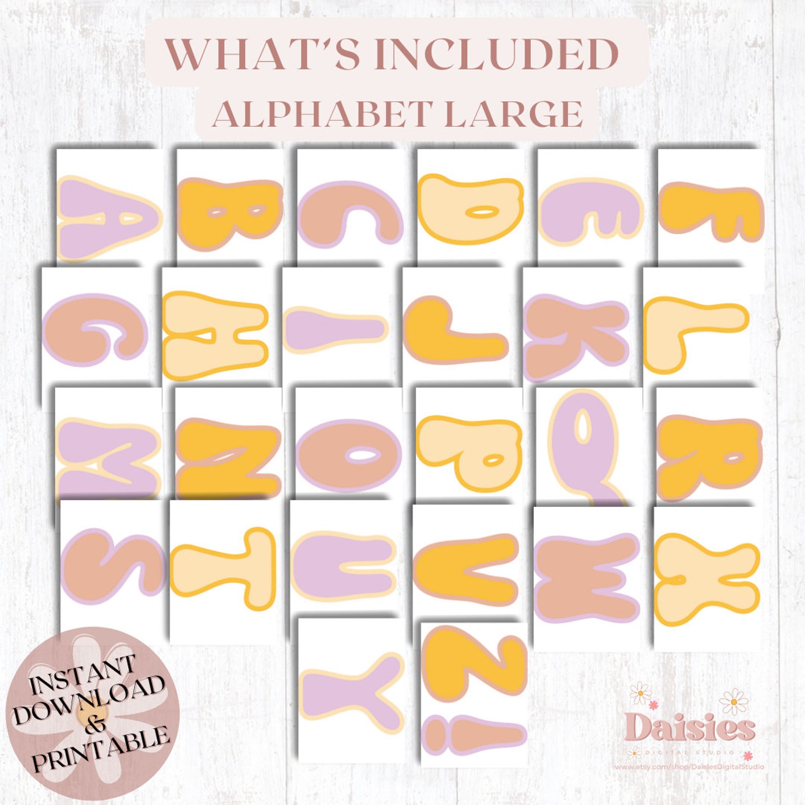 Groovy Classroom Decor Bundle | Retro Hippie Theme | Teacher Printable ...