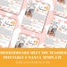 Editable Meet the Teacher | Canva Template | Teacher Printable | Groovy ...