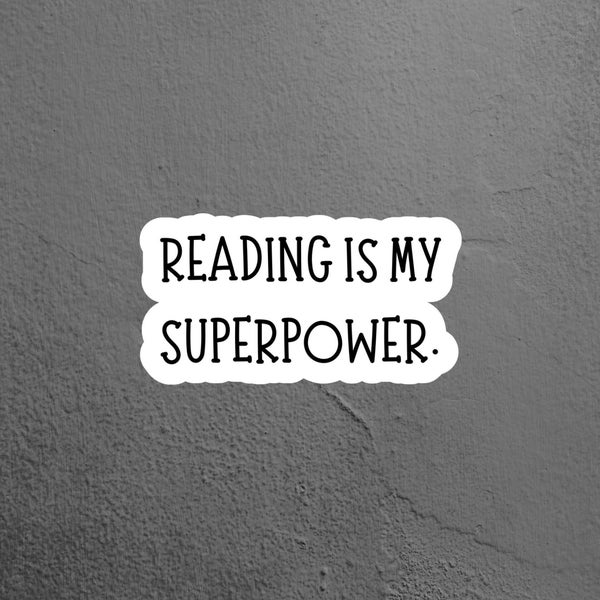 Reading is My Superpower - Etsy
