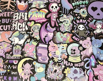 Goth Stickers - Etsy