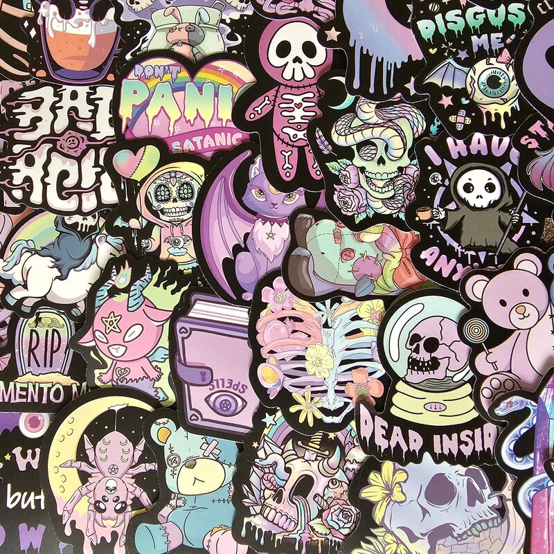 Goth Stickers - Etsy