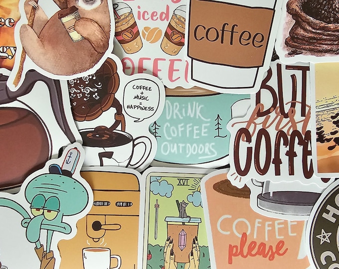 Iced Coffee Sticker - Etsy