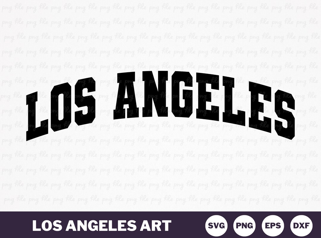 Los Angeles SVG Files Los Angeles State Vector Files - Etsy