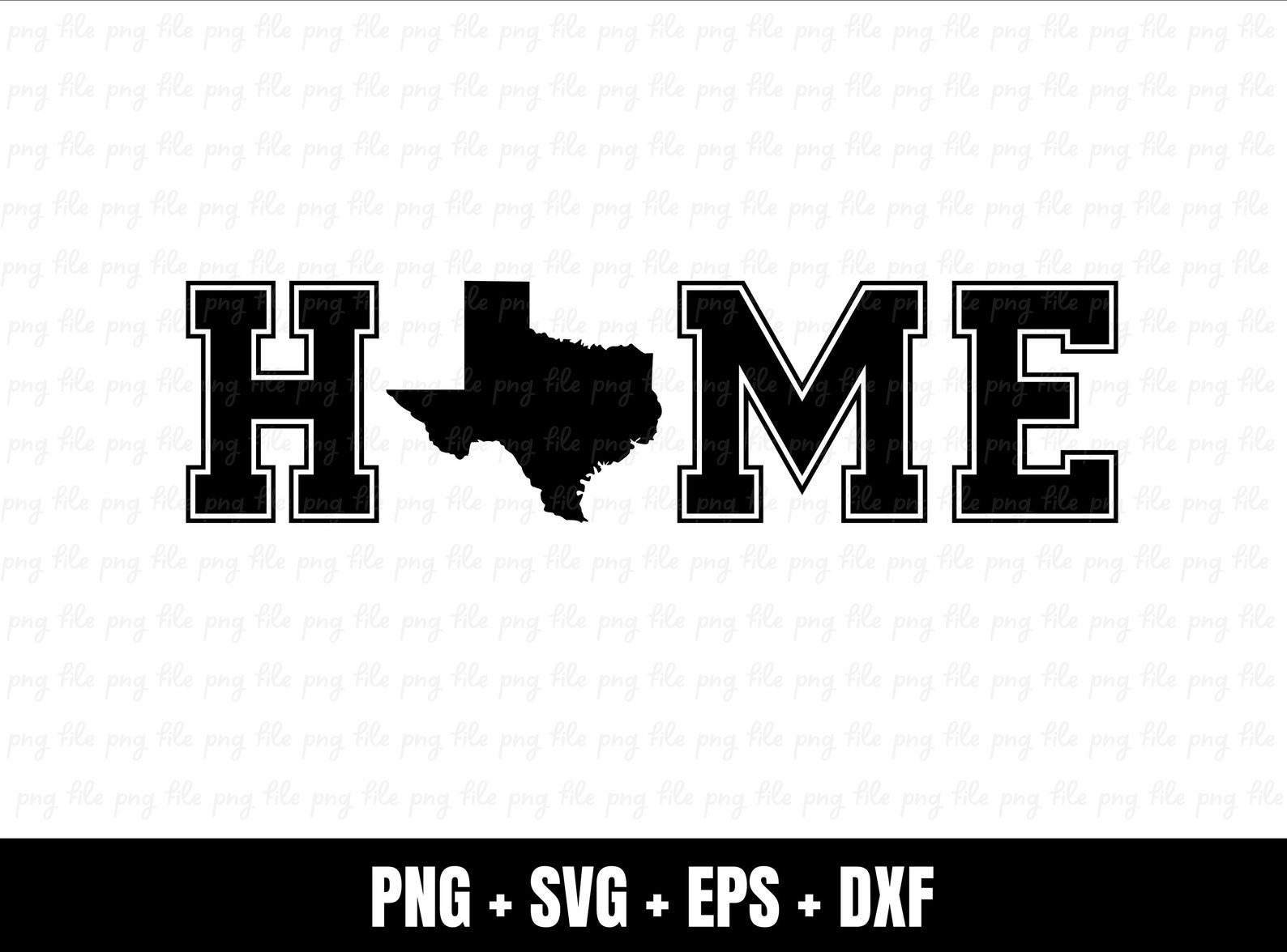 Texas Home Map Flag SVG Files United States of America Vector Files ...