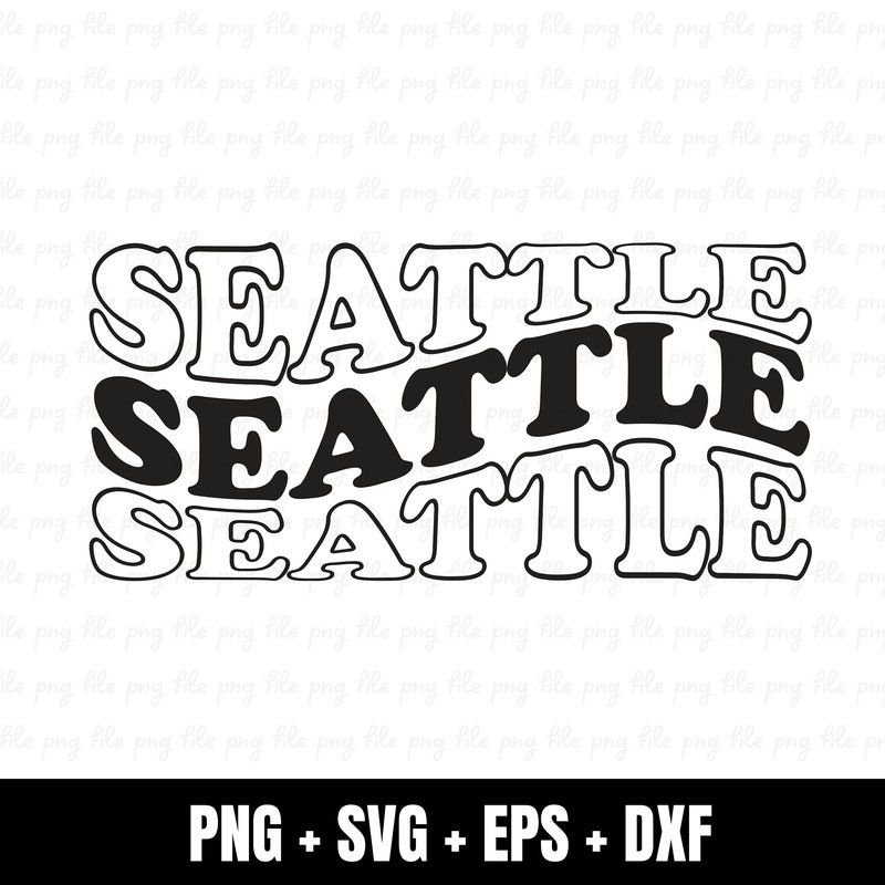 Seattle Svg - Etsy