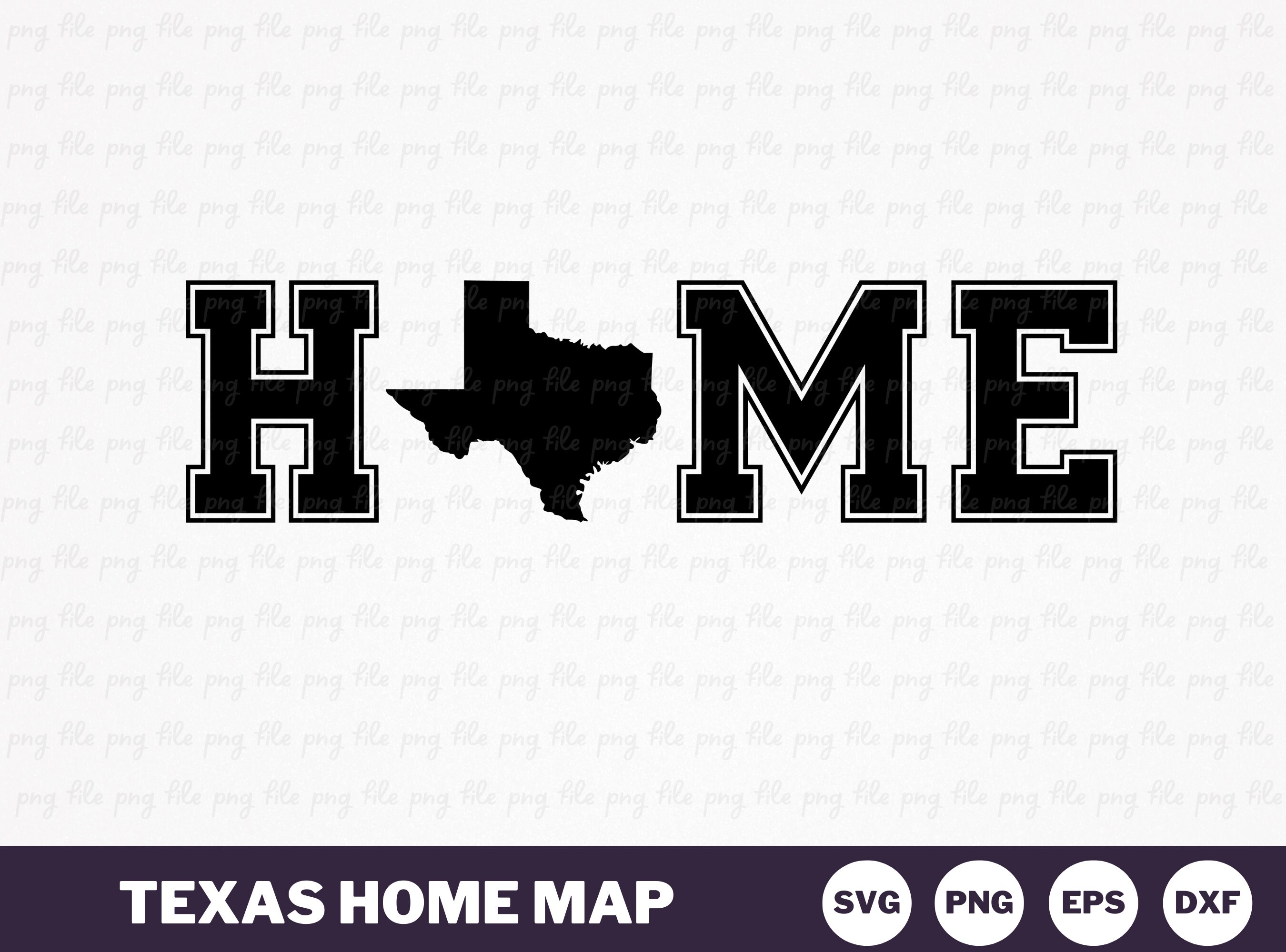 Texas Home Map Flag SVG Files United States of America - Etsy