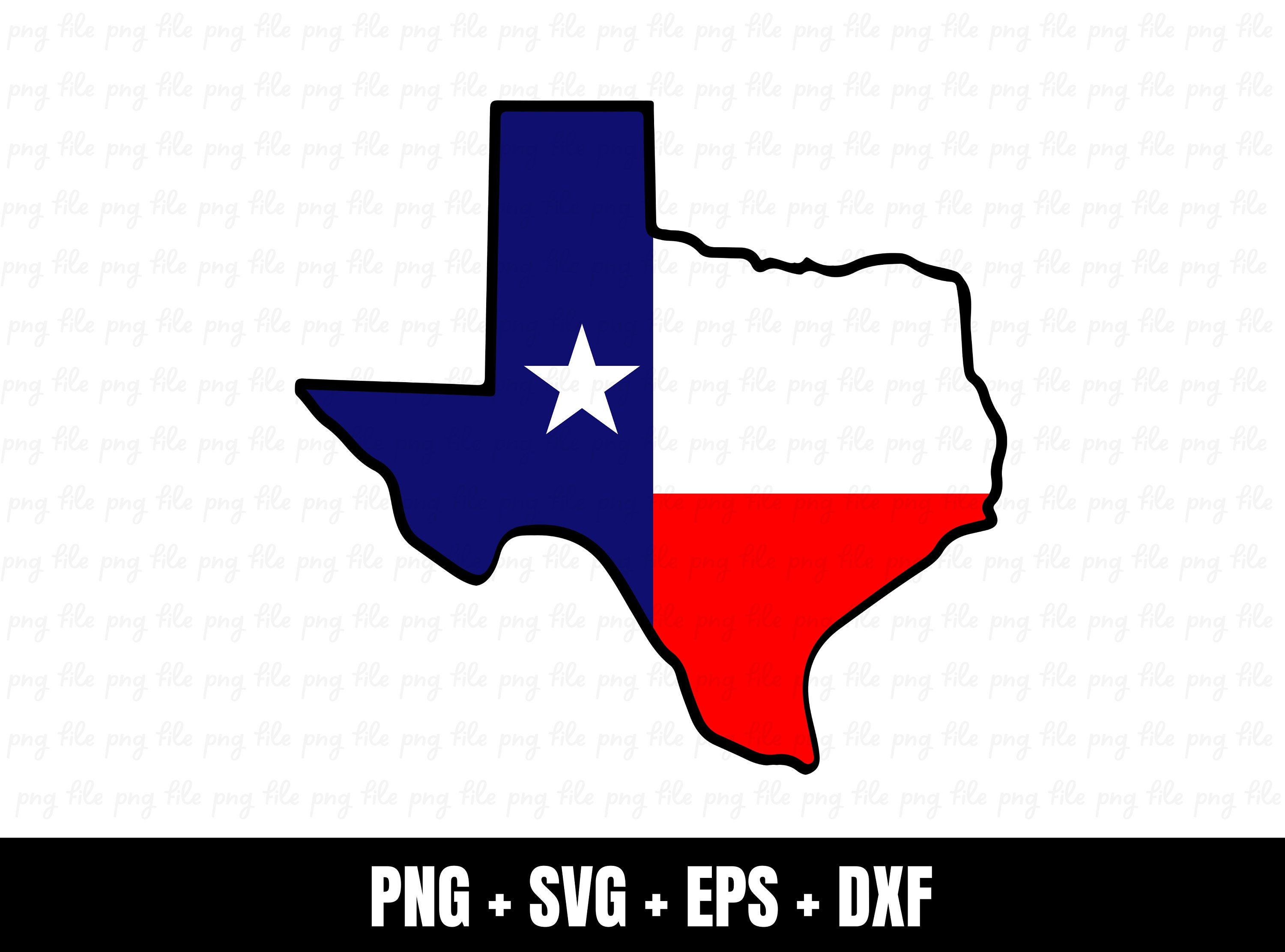 Texas Map Flag SVG Files | United States of America Vector Files ...