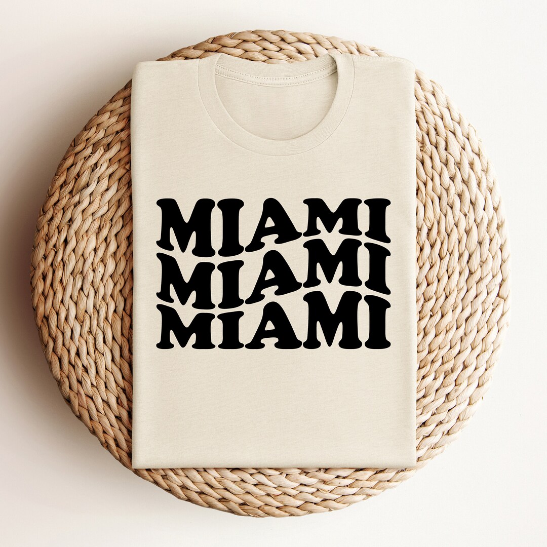 Miami SVG, Miami Design, PNG Sublimation, Files for Cricut, Miami Shirt ...