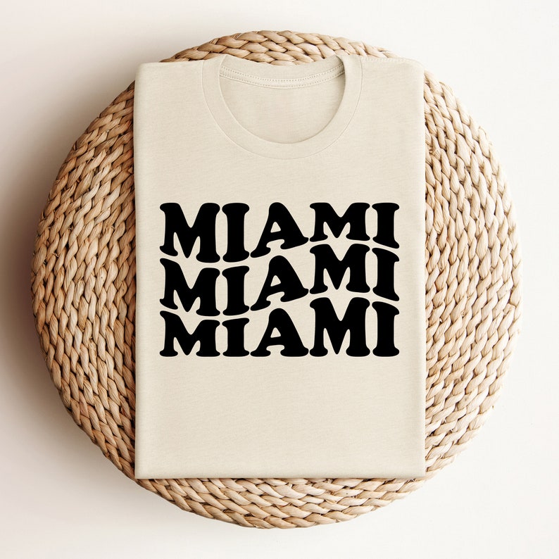 Miami SVG, Miami Design, PNG Sublimation, Files for Cricut, Miami Shirt ...