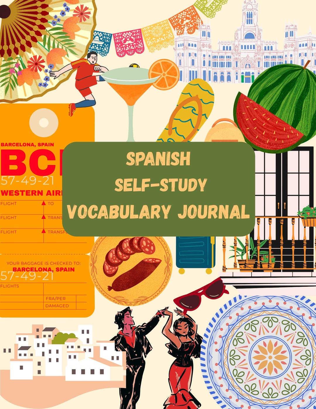 Spanish Self- Study Vocabulary Journal - Etsy