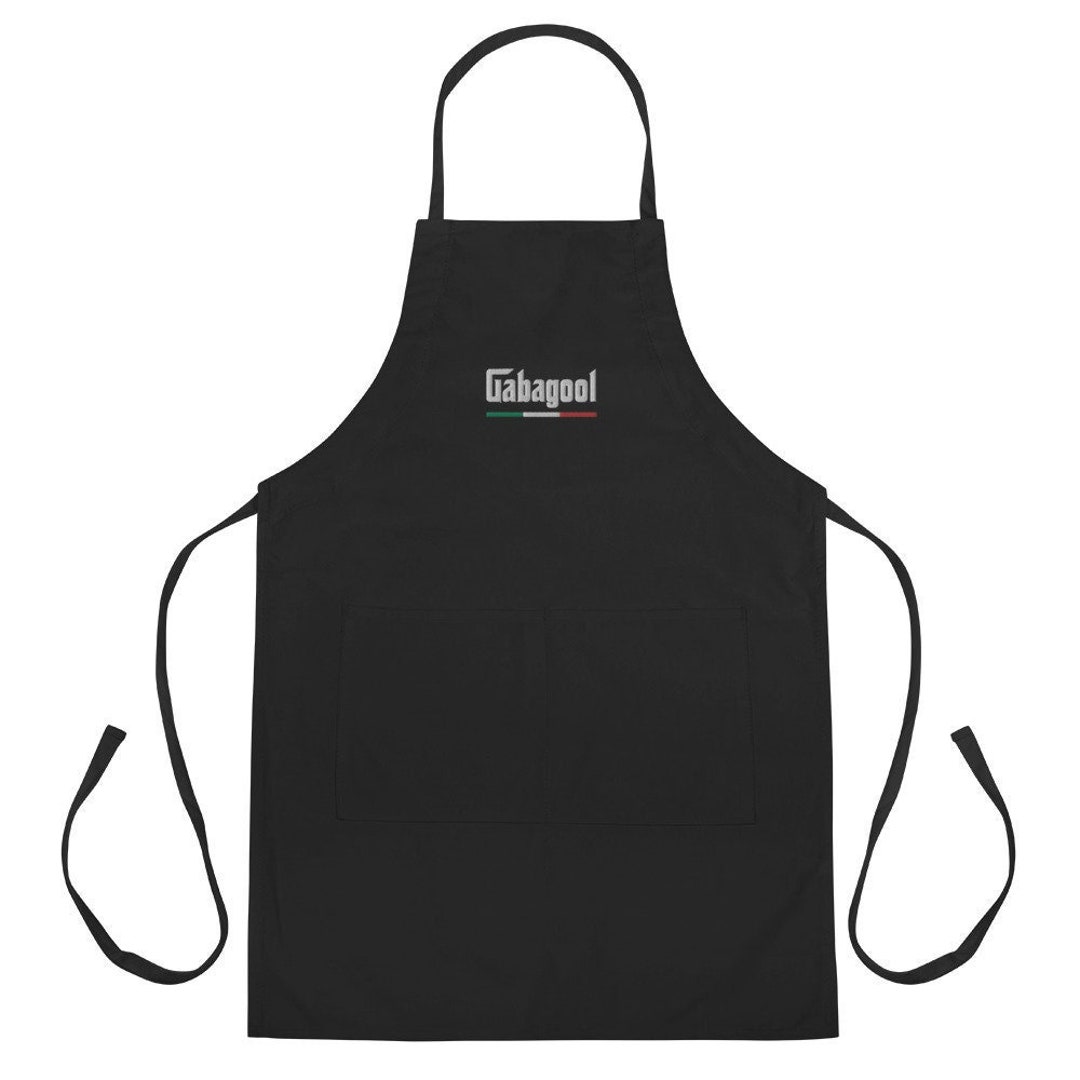 Gabagool Apron Embroidered, Funny Italian American Gift, Gabagool ...