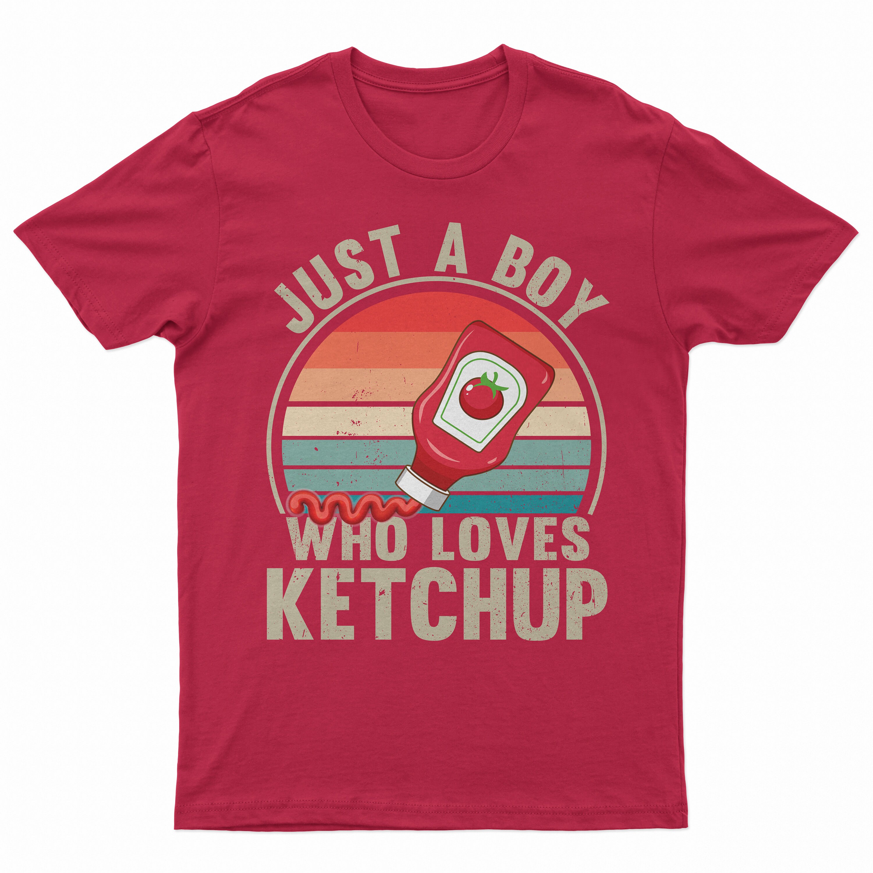 Ketchup Lover Boy's Tee: Funny Ketchup T-shirt - Etsy