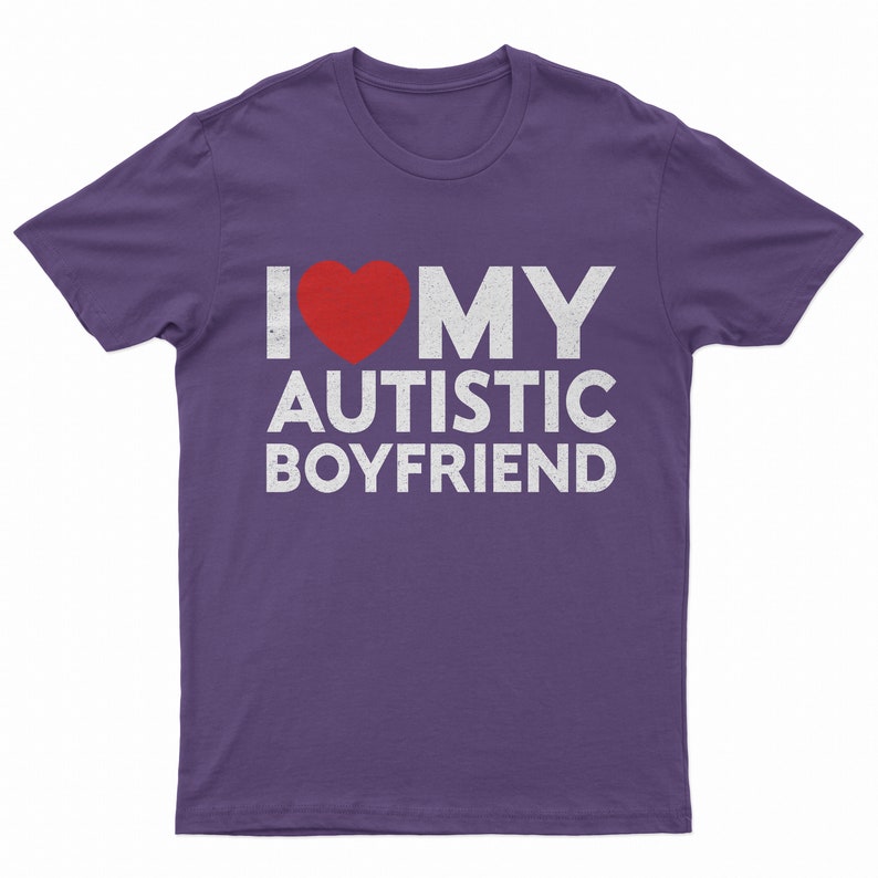 Camiseta de pareja "Amo a mi novia/novio autista" - Etsy España