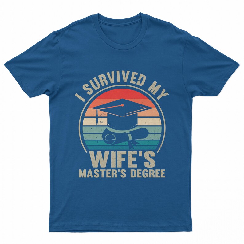 I Survived My Master's Degree Graduation Shirt, Funny Graduation Gift ...