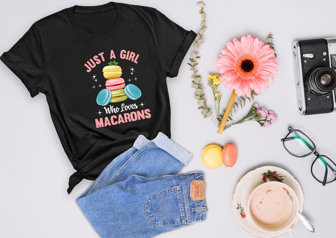 Macaron Lover Shirt: French Pastry Tee, Baking Gift - Etsy