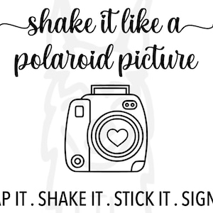 Shake It Like a Polaroid Picture SVG/PNG - Etsy
