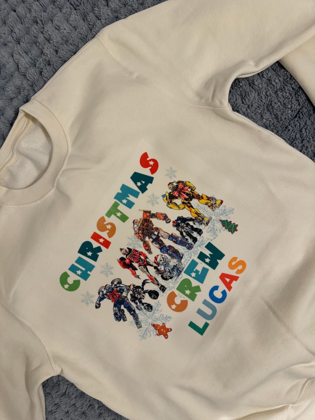 Personalised Transformer Christmas Sweater - Etsy