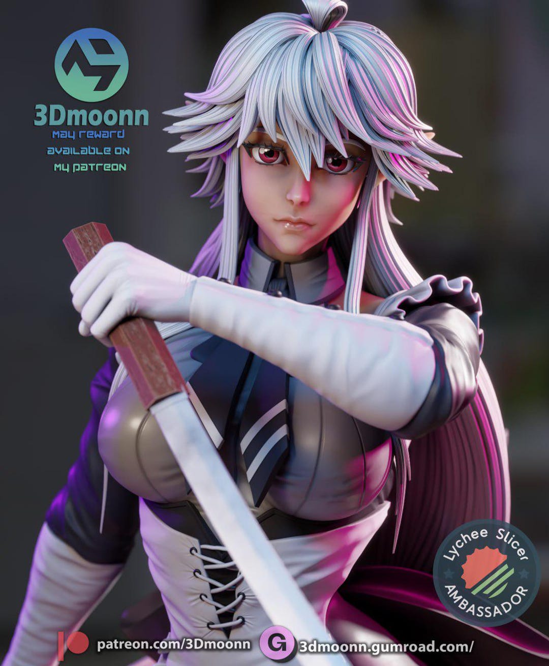 Hand Painted Epic Reanette Elfelt Statue | Anime Inspired Collectible ...