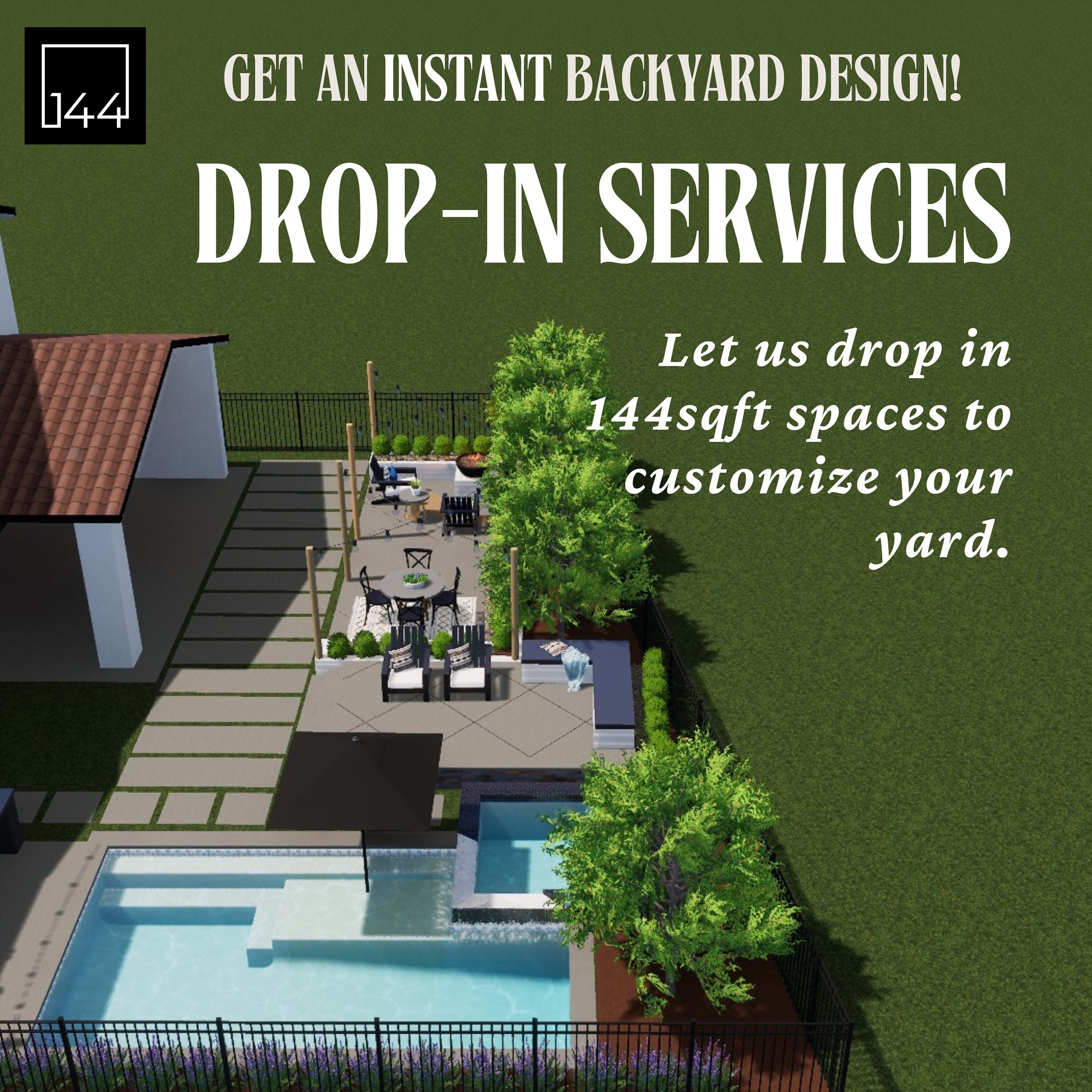 144 Drop-in Services | Landscape Plans | Swimming Pools | Spring Gift ...