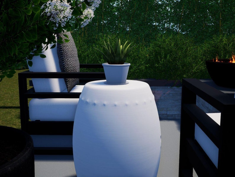 Forsyth Fire Patio DIY Backyard Design 3D Renderings - Etsy