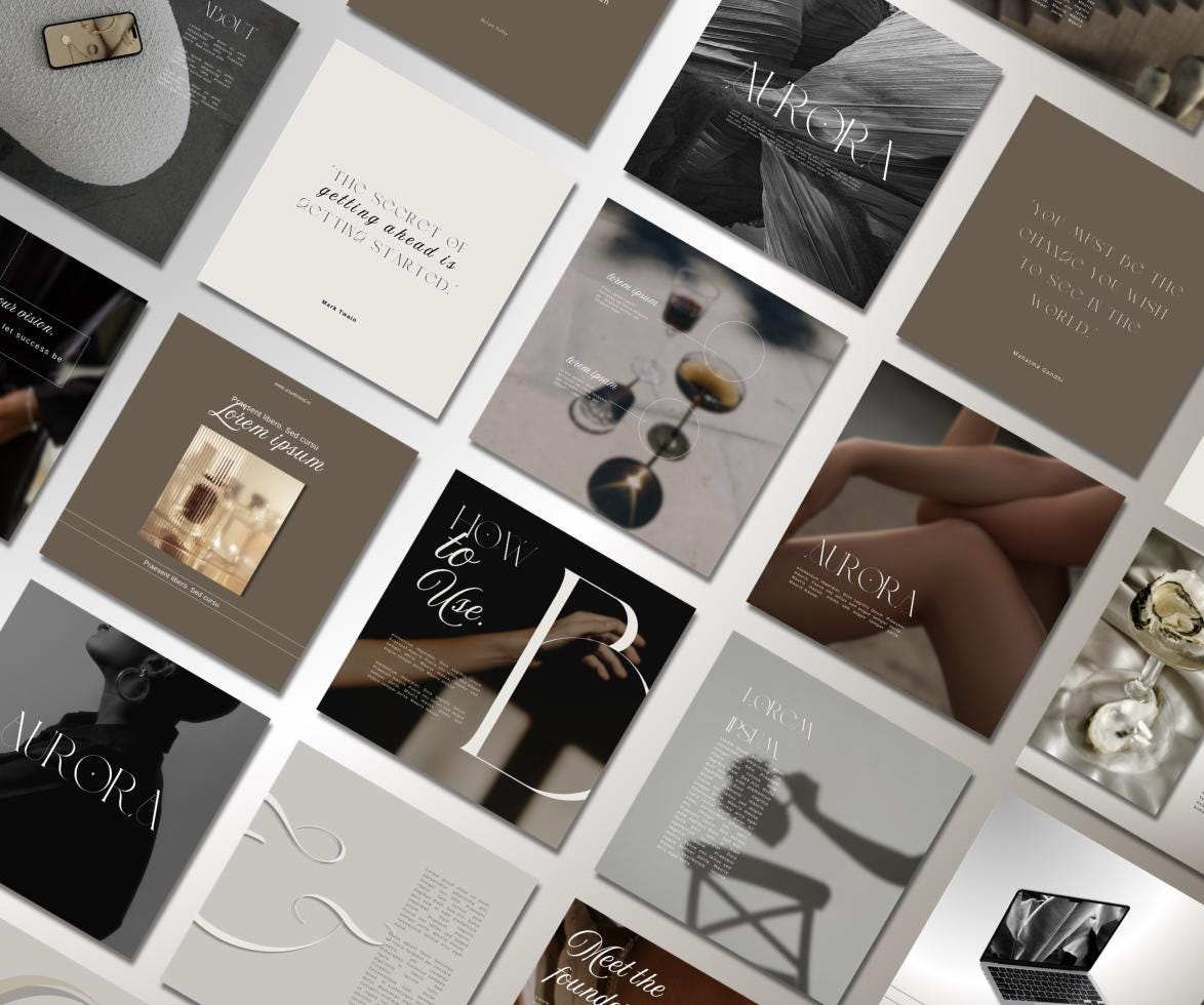 Full Branding Kit Template | Social Media Branding Bundle | Branding ...