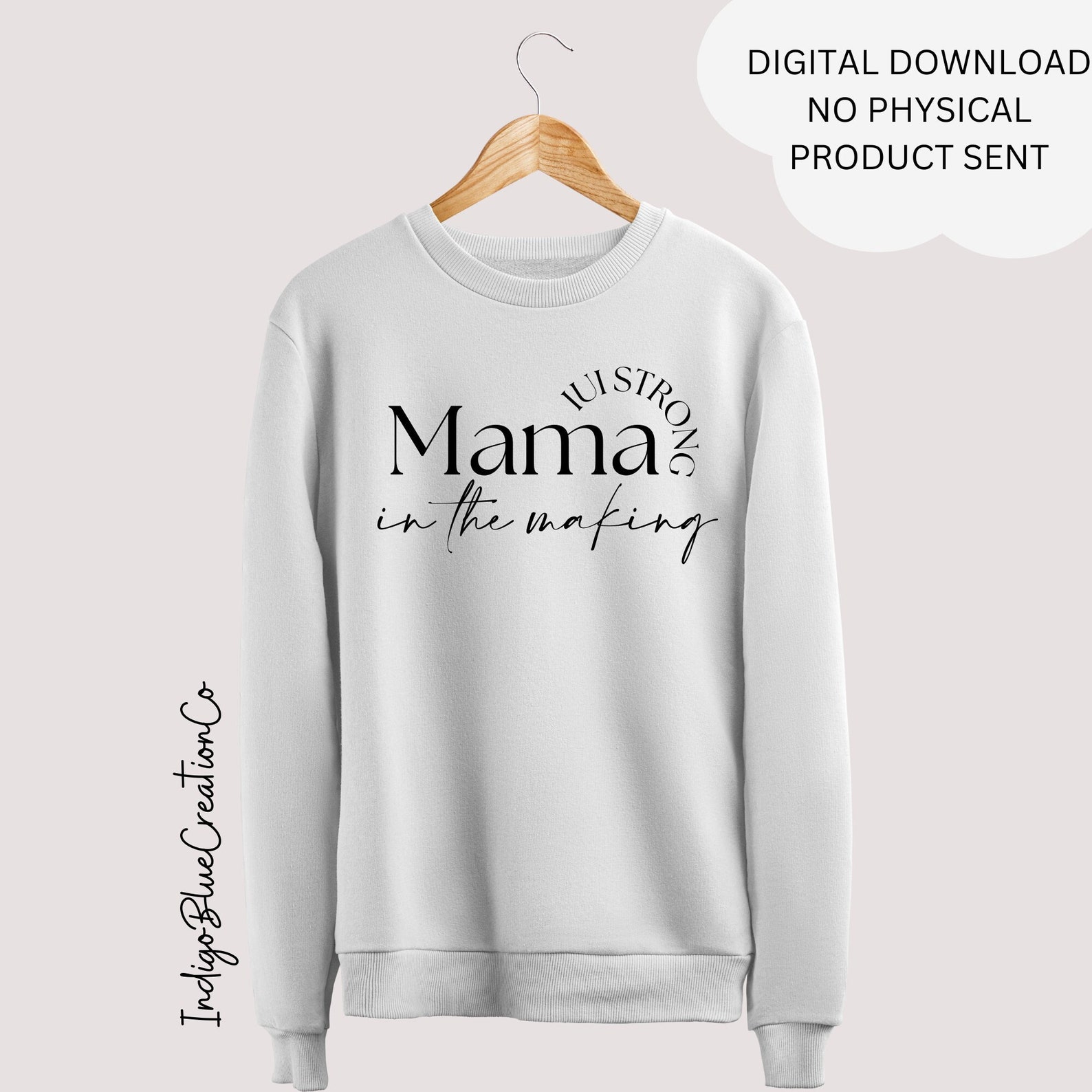 IUI Mama in the Making SVG PNG, Digital Download for Commercial Use ...