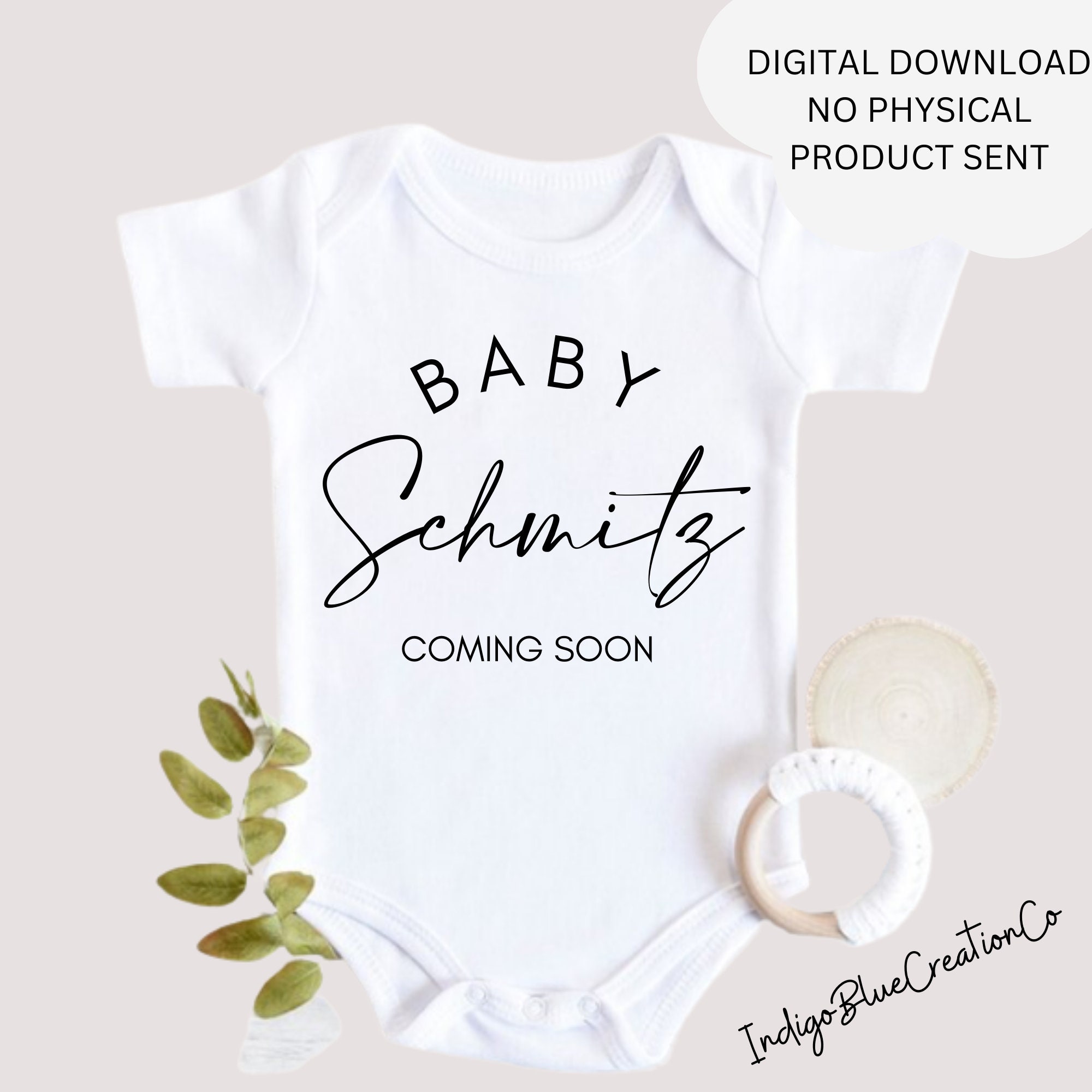Custom Baby Last Name Announcement SVG, PNG (digital Download) - Etsy