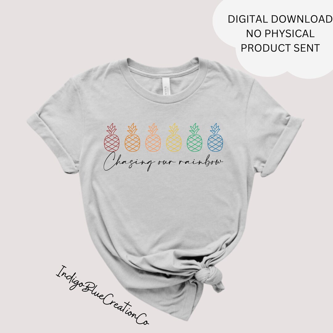 IVF Chasing My Rainbow Pineapple Infertility SVG PNG, Digital Download ...